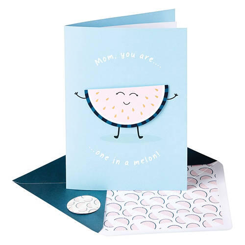 5" X 7" Mother's Day Greeting Card - One in a Melon - Aldi - US ...