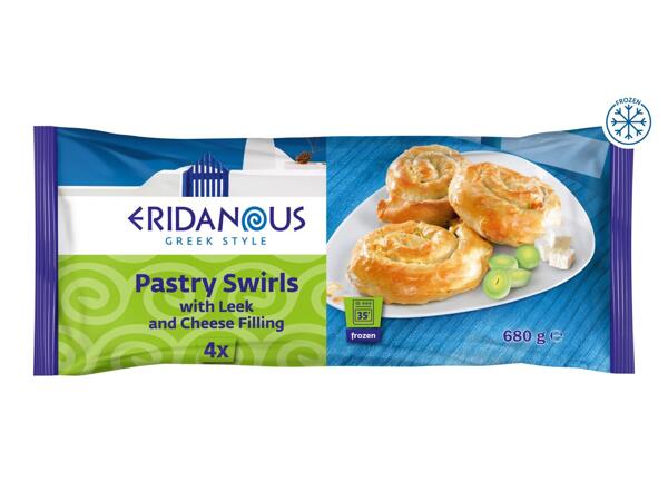 Eridanous Mini Pastry Swirls Leek & Cheese - Lidl - Great Britain ...