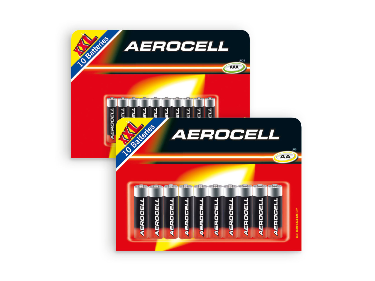 AEROCELL(R) Pilhas Alcalinas AA / AAA - Lidl - Portugal - Specials archive