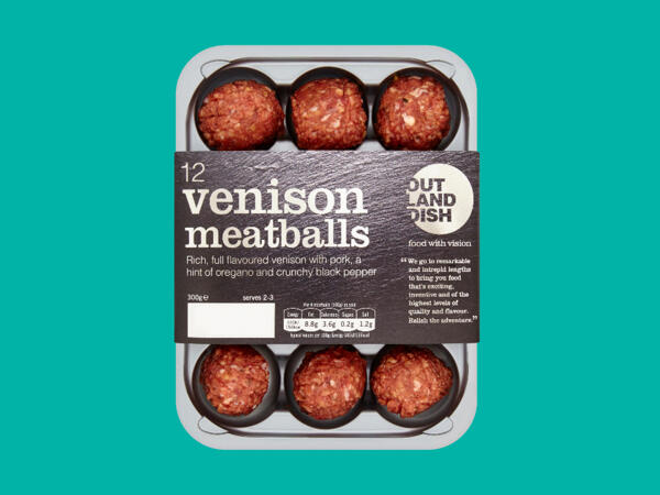 Outland Dish 12 Venison Meatballs - Lidl - Great Britain - Specials archive