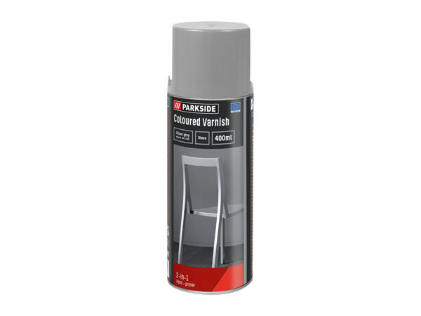 Parkside 400ml Coloured Varnish - Lidl - Great Britain - Specials archive