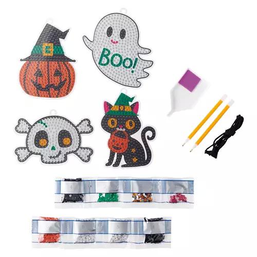 Halloween Gem By Number Décor Kit, Green - Aldi - US - Specials archive