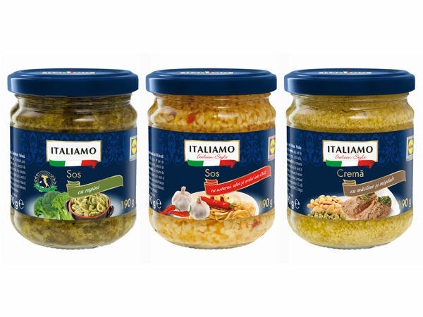 Sos paste / Cremă bruschete - Lidl - România - Promoții arhiva