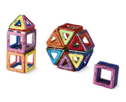 Bee Happy 52-Piece Magnetic Tiles - Aldi - US - Specials archive