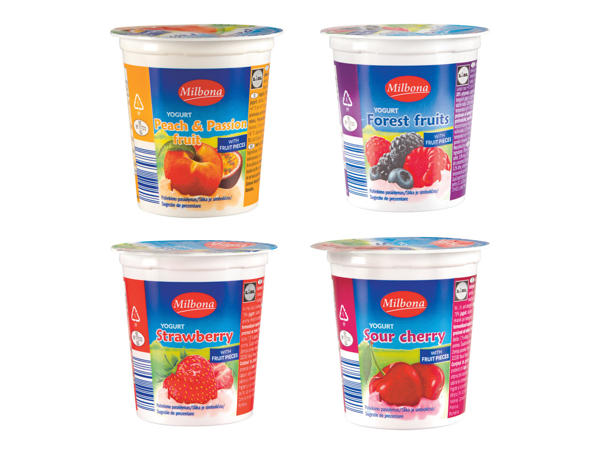 Iaurt cu fructe - Lidl - România - Promoții arhiva