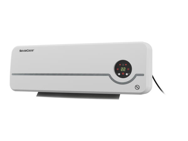 Silvercrest Wall-Mounted Ceramic Fan Heater - Lidl - Great Britain ...