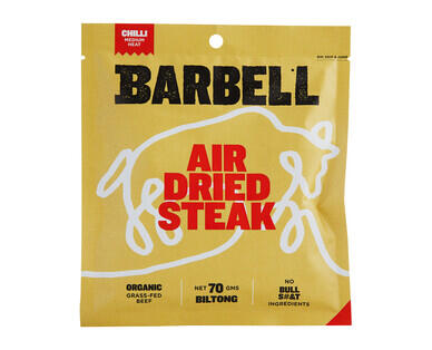 Barbell Biltong Air Dried Steak 70g - Aldi - Australia - Specials archive
