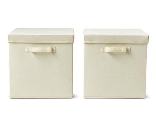 Huntington Home 2-Pack Collapsible Cubes with Lids - Aldi - US ...